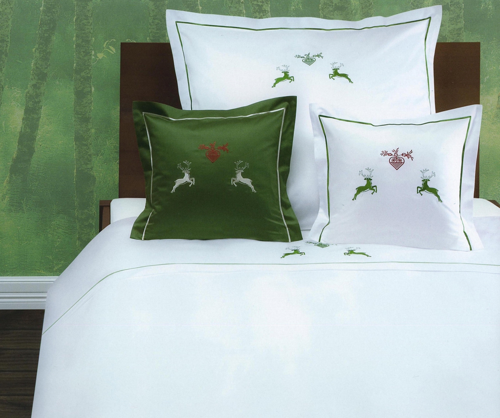 Graser Bettwäsche HIRSCH Satin Weiß