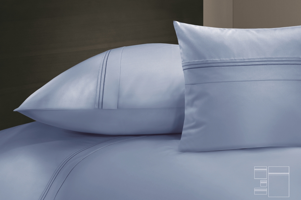 Graser Bettwäsche TRIOLINO Satin Himmelblau